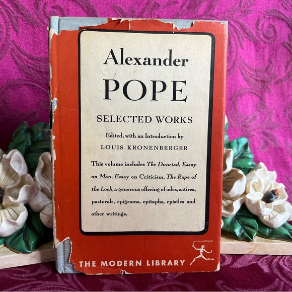Accents | 3 For 9 1951 Vintage Book Alexander Pope Selected Works ...